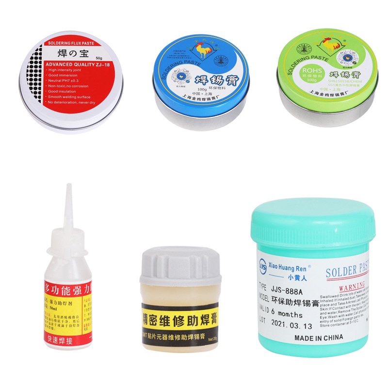 Soldering flux - Soldering flux - Soldering flux - Various types of ...