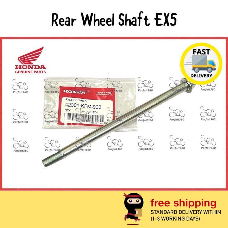 HONDA EX5 DREAM / POWER Nut & Bolt Flange Rear Wheel Shaft Axle / Sap ...
