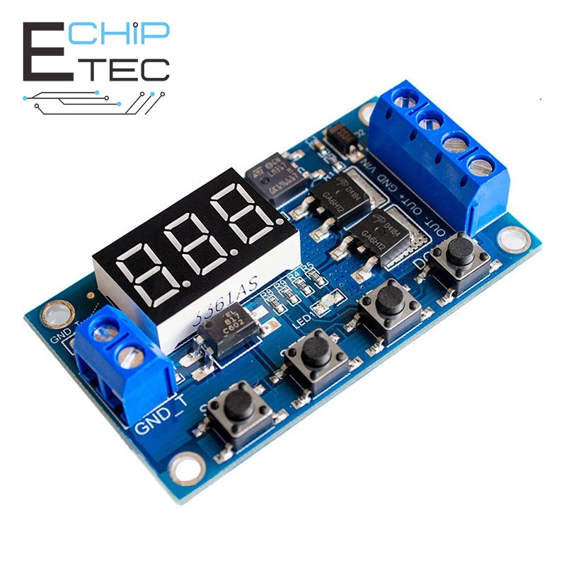 1PCS DIY relay trigger cycle timer delay switch Circuit board timing ...
