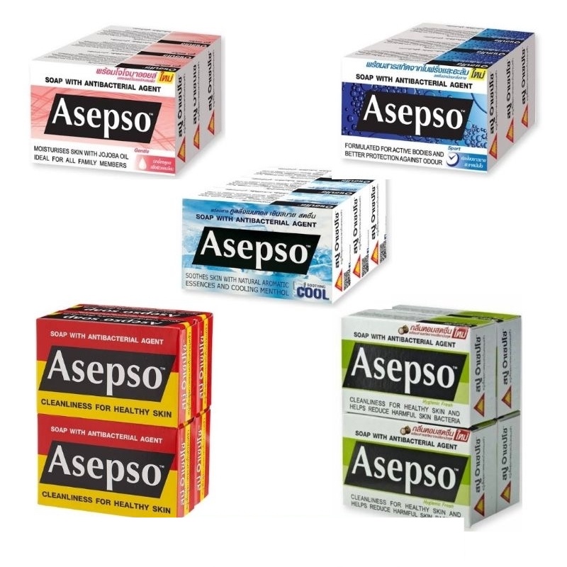 Asepso soap 5 legend soap helps reduce acne, purify dirt and bacteria ...