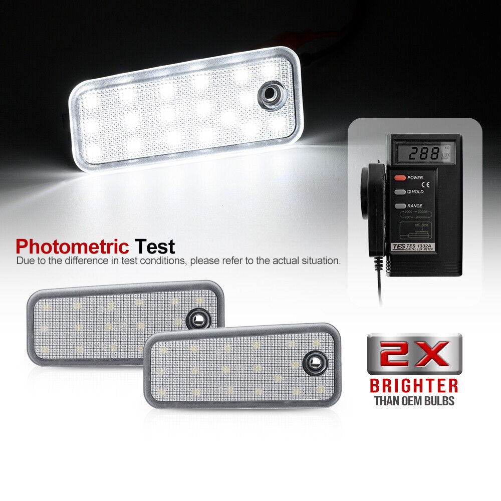 6000k LED White License Number Plate Light For 2013-2018 Hyundai Santa ...