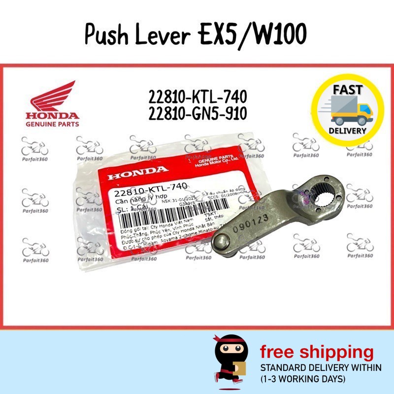 HONDA EX5 DREAM / W100 Clutch Push Lever / Push Rod 100% ORIGINAL ( 22810-GN5-910 / 22810-KTL ...