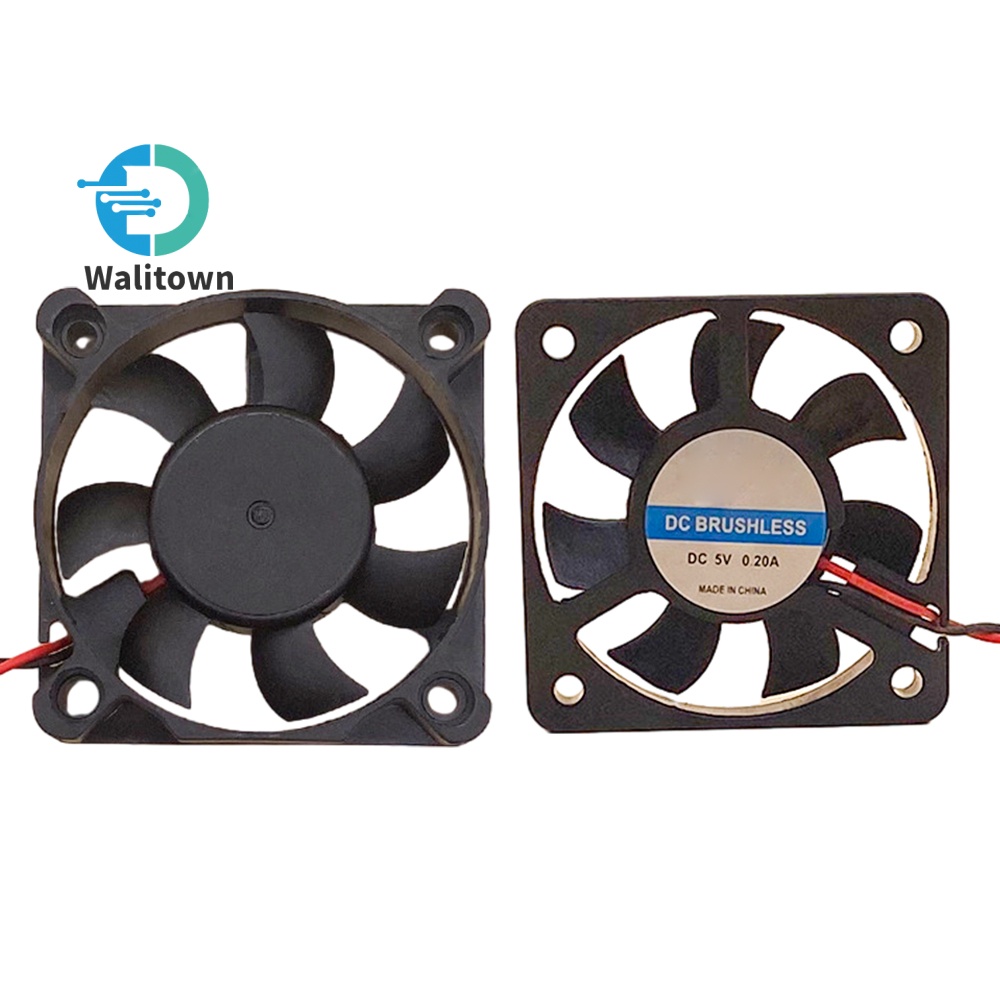 USB Blower Fan 5V 50mm Dual Ball Bearings Brushless DC Cooling 50mm Fan 5v 5010 50x50x10mm 2 Pin ...