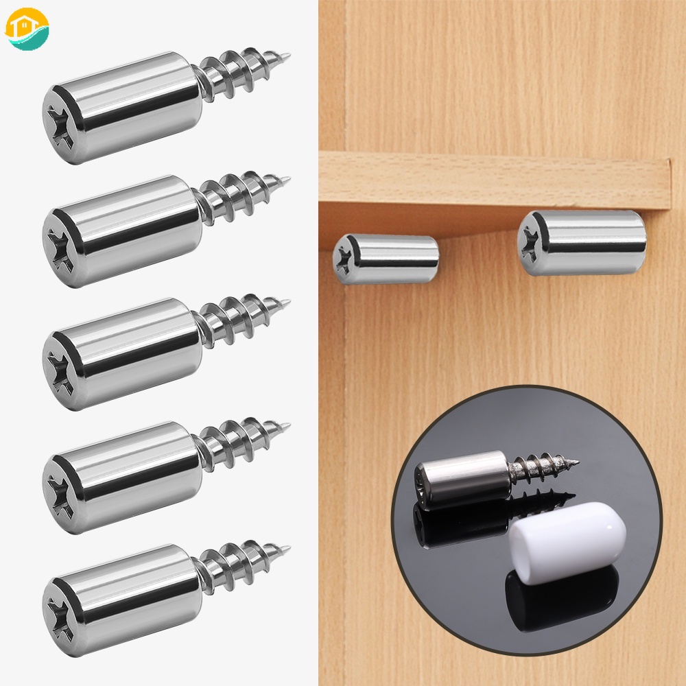10Sets Integrated Self-tapping Screws Partition Brackets Fixing Screw ...