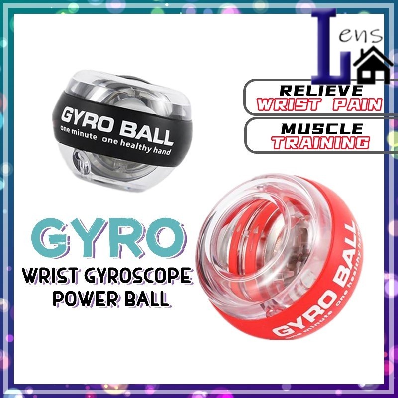 Wrist Gyro Ball Gyroscope Power Hand Ball Gym Training Exercise Tool ...