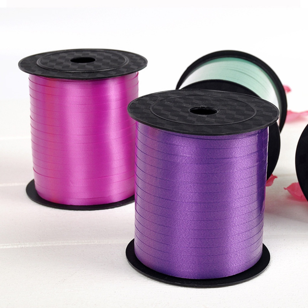 250 Yards Roll Plain Ribbon Balloon String Tied Rope Knot Balloon Gift ...