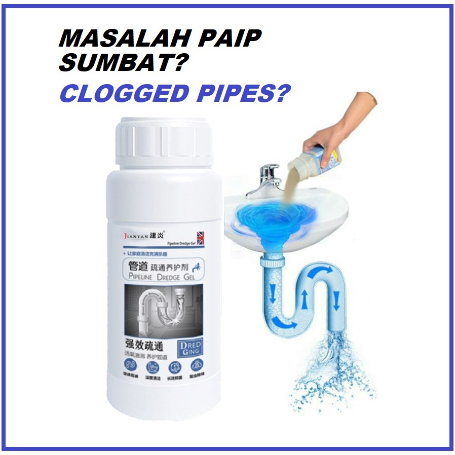 Pembersih paip sumbat yang berkesan penyumbatan paip sinki tandas ...