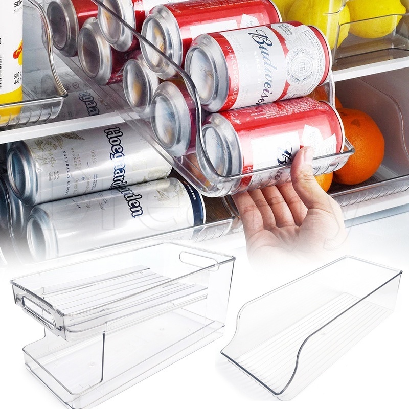 Rolling Refrigerator Beer and Beverage Storage Rack With Handle ...