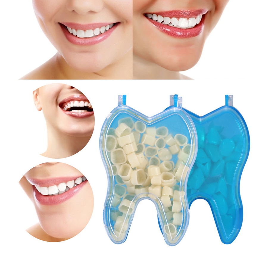 50Pcs/box Dental Temporary Crown Veneers Material Anterior Molar Teeth ...
