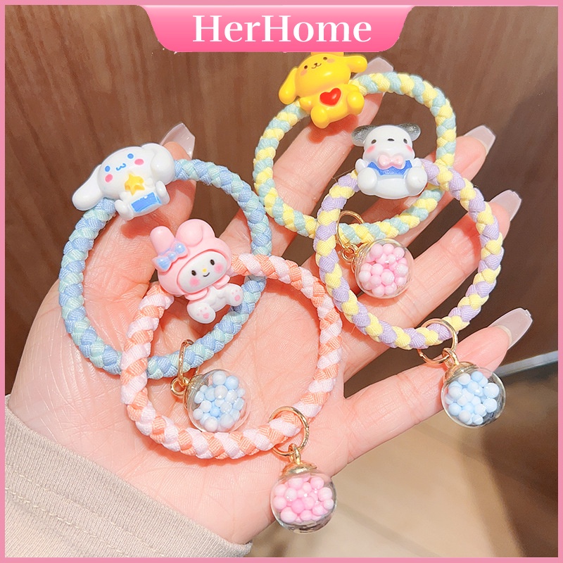 2pcs/set Sanrio hair band cinnamoroll Melody Cute Cartoon Colorful ...