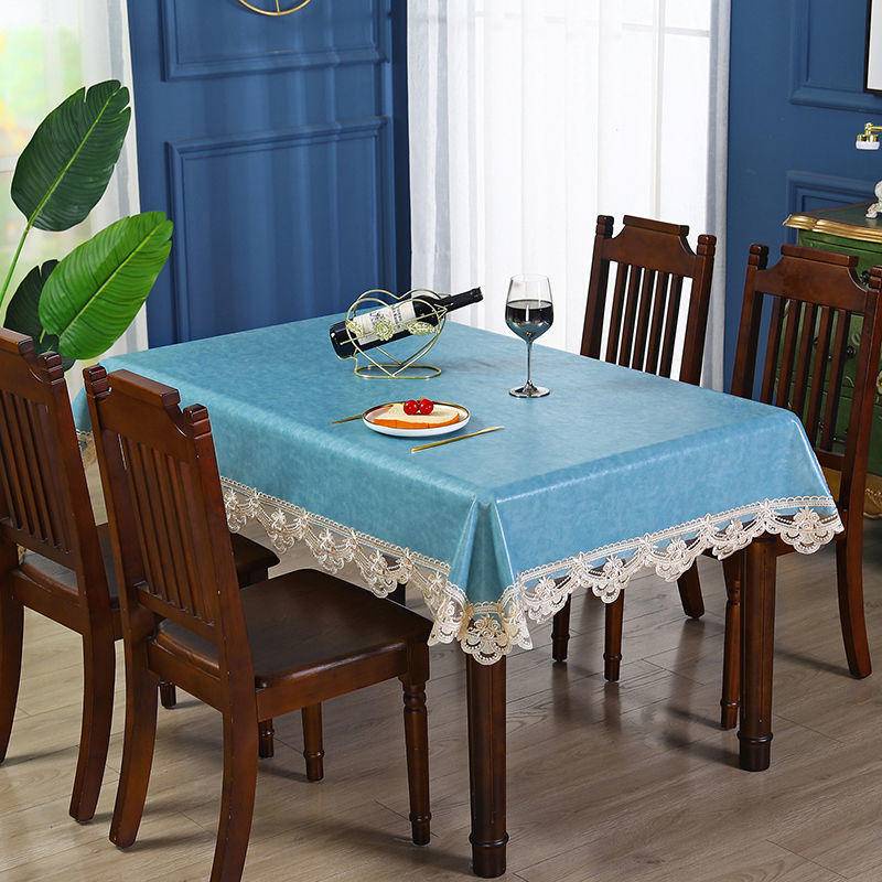 Leather PU Waterproof Oil-Proof Heat-resistant Table Cloth Nordic High ...