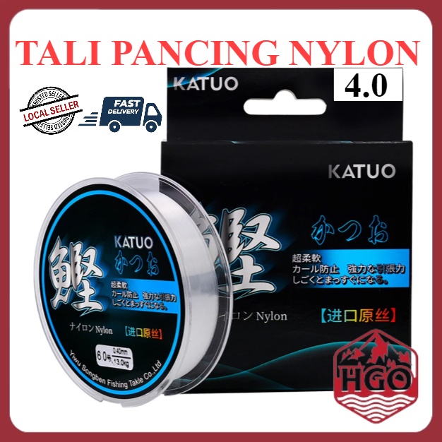 Tali Pancing Benang Nylon Super Strong Tali Tangsi Pancing 100M Halus ...