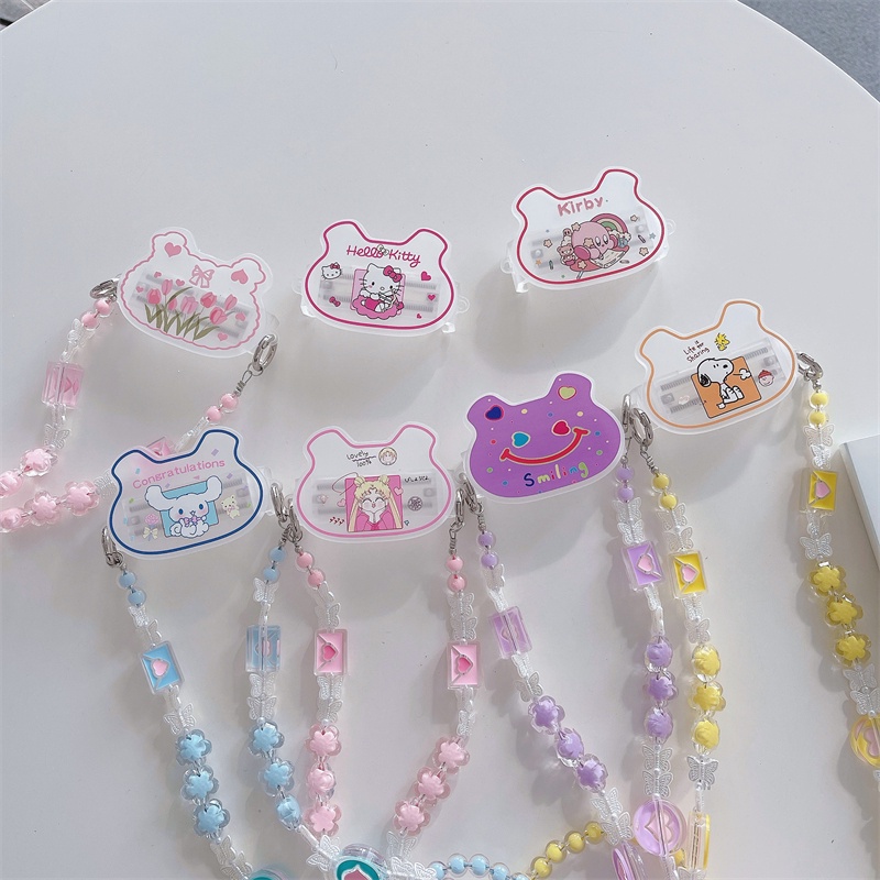 Cute Cartoon Cat Bear Mobile Phone Rope Shoulder Carrying Cross Body ...