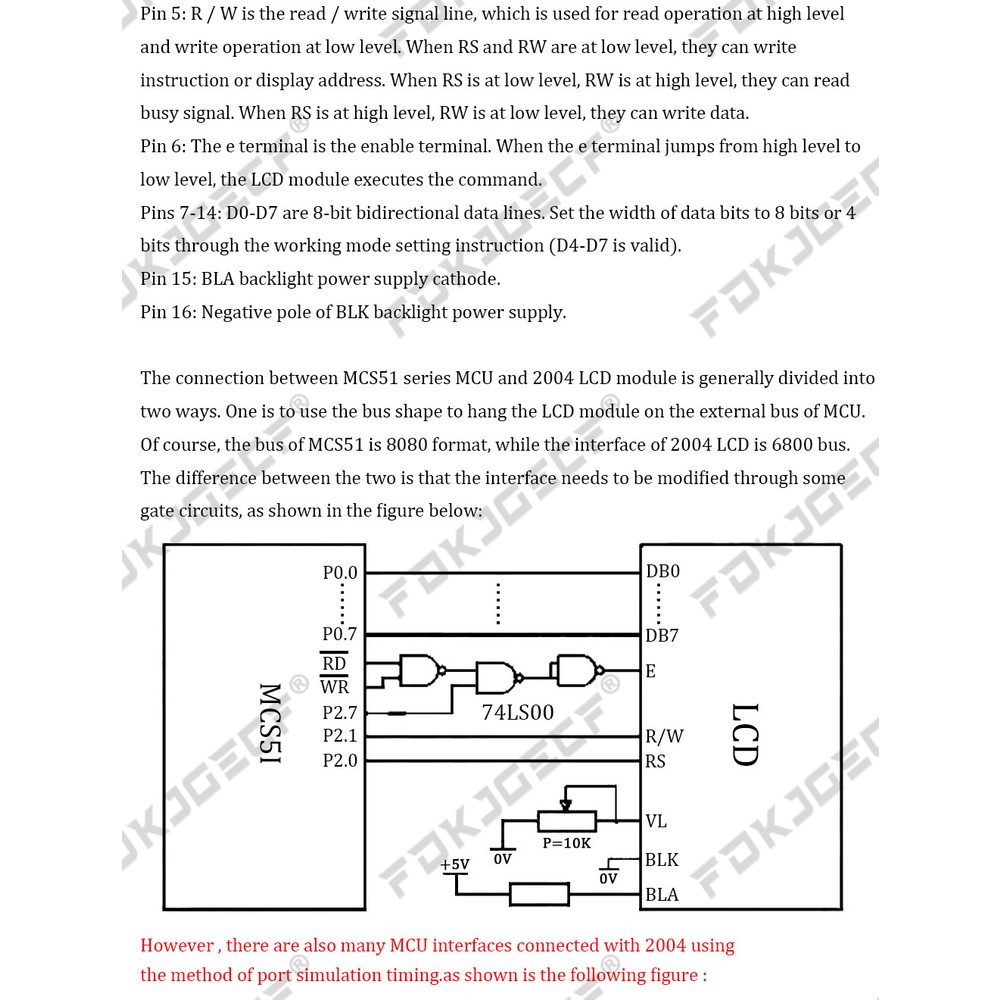 LCD2004 2004 20x4 2004A Blue/Green screen HD44780 Character LCD /w IIC ...