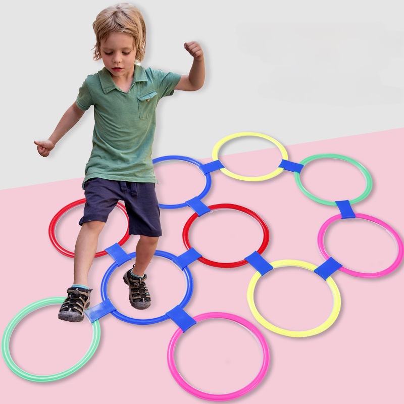 [Malaysia Spot] Juggling Ring Set of 10 juggling rings Jumping ring ...