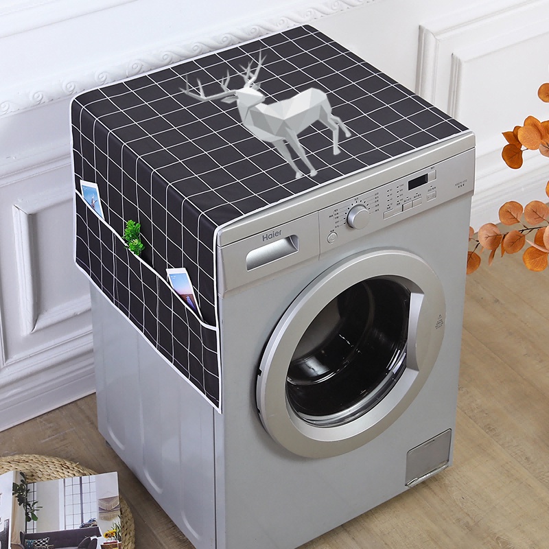 Drum Washing Machine Sunscreen Cover Cloth Single Door/double Door Refrigerator Cover Cloth ...
