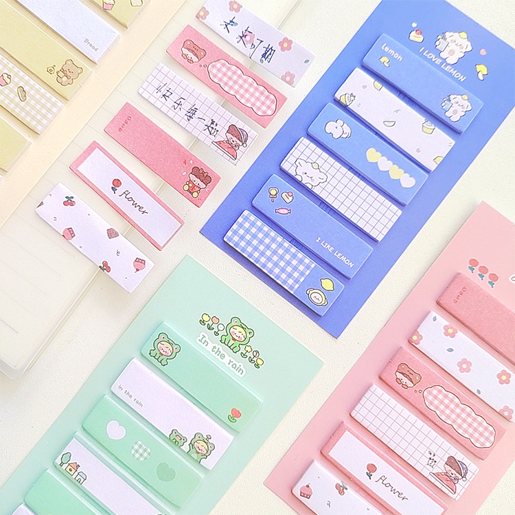 Marking Stickers Cute Students Use Bookmarks Sticky Notes Small Note ...