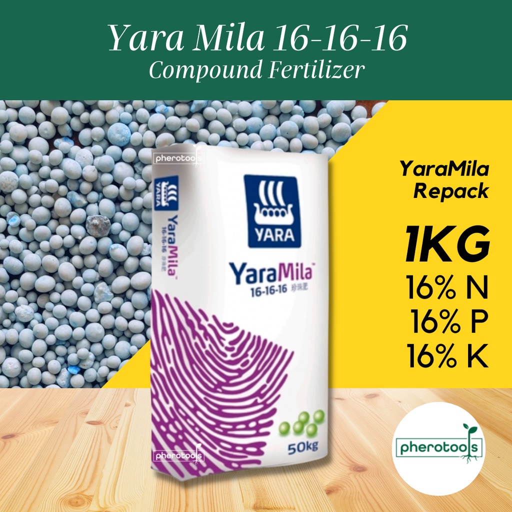 1KG Baja YaraMila 16-16-16 Compound Fertilizer Yara Baja Subur ...
