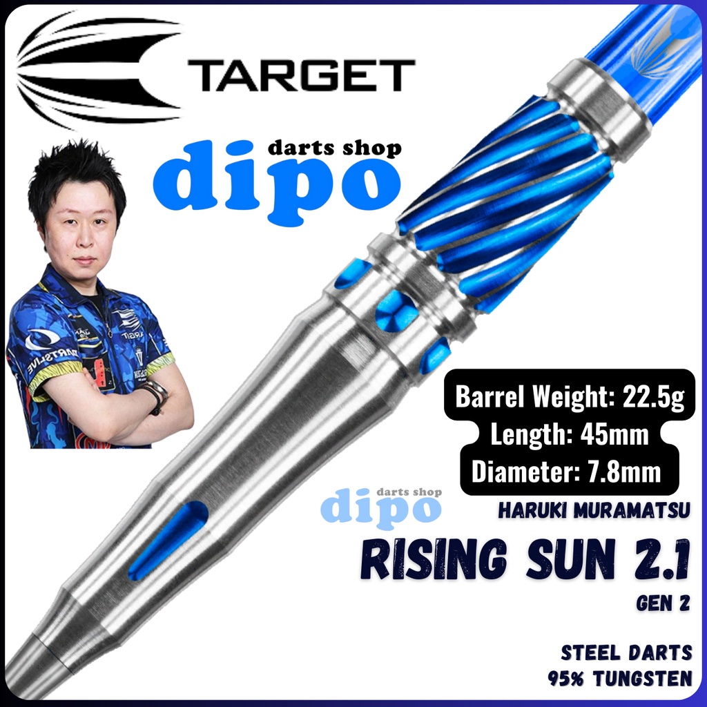 TARGET RISING SUN 2.1 (Haruki Muramatsu model) - Target Steel Darts ...