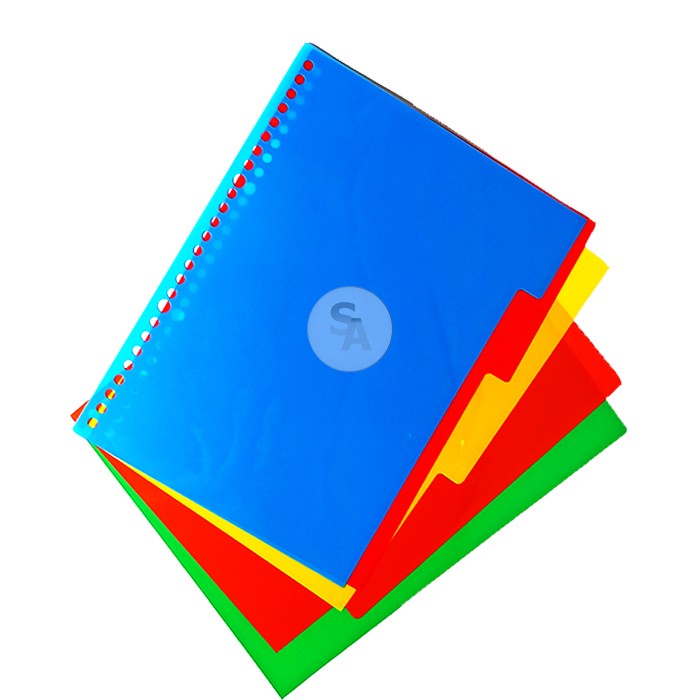 Interxfolder - PP Index Divider 5 Tab Mix Color B5 - Set | Shopee Malaysia