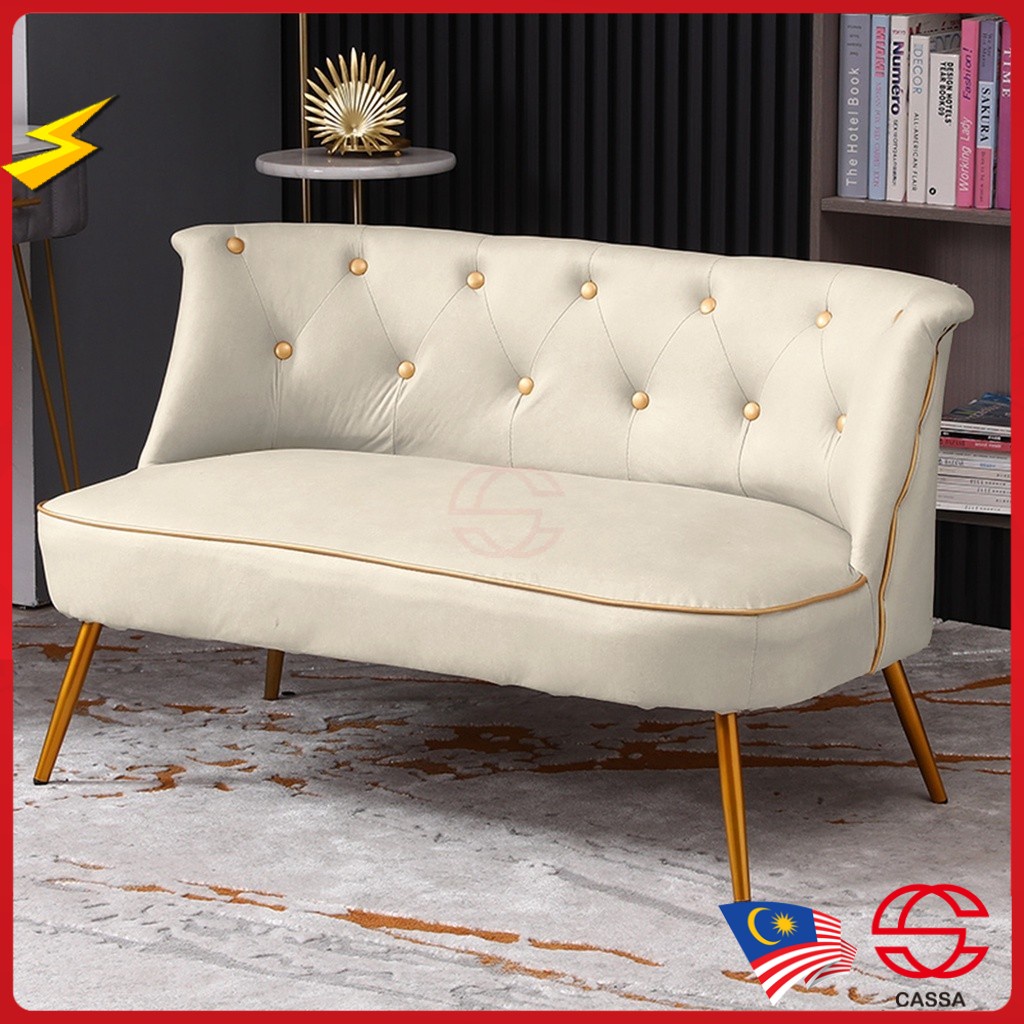 Cassa Diana Chesterfield Design PU Leather/Tech Fabric Sofa Living Room Bedroom 1 / 2 / 3 Seater ...