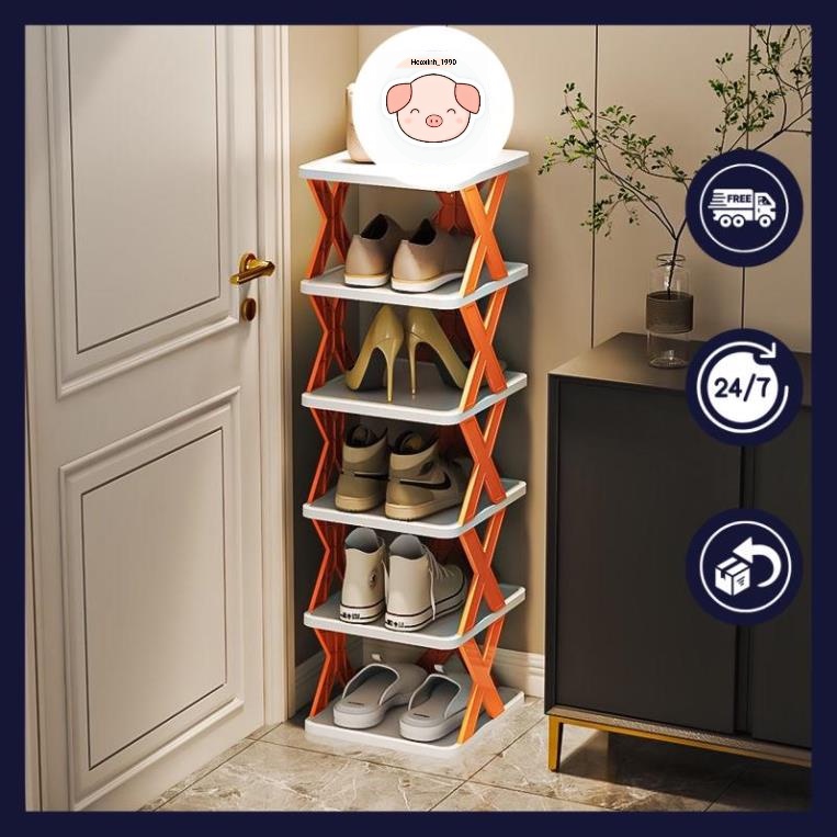 High-end x-Shaped 5-Storey Shoe Shelf, Assembled Form, Can Do ...