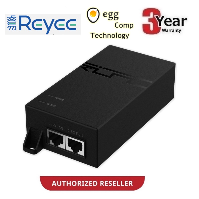 RUIJIE 1 PORT POE+ ADAPTER (POE+/ 802.3AT) RY-RG-POE-50-60W-MG | Shopee ...