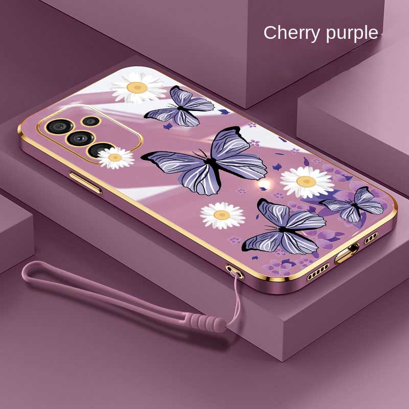 Samsung Galaxy A15 A25 5G A54 A34 A14 5G A14 LTE A24 Little Daisy Luxury Butterfly Flower Casing ...