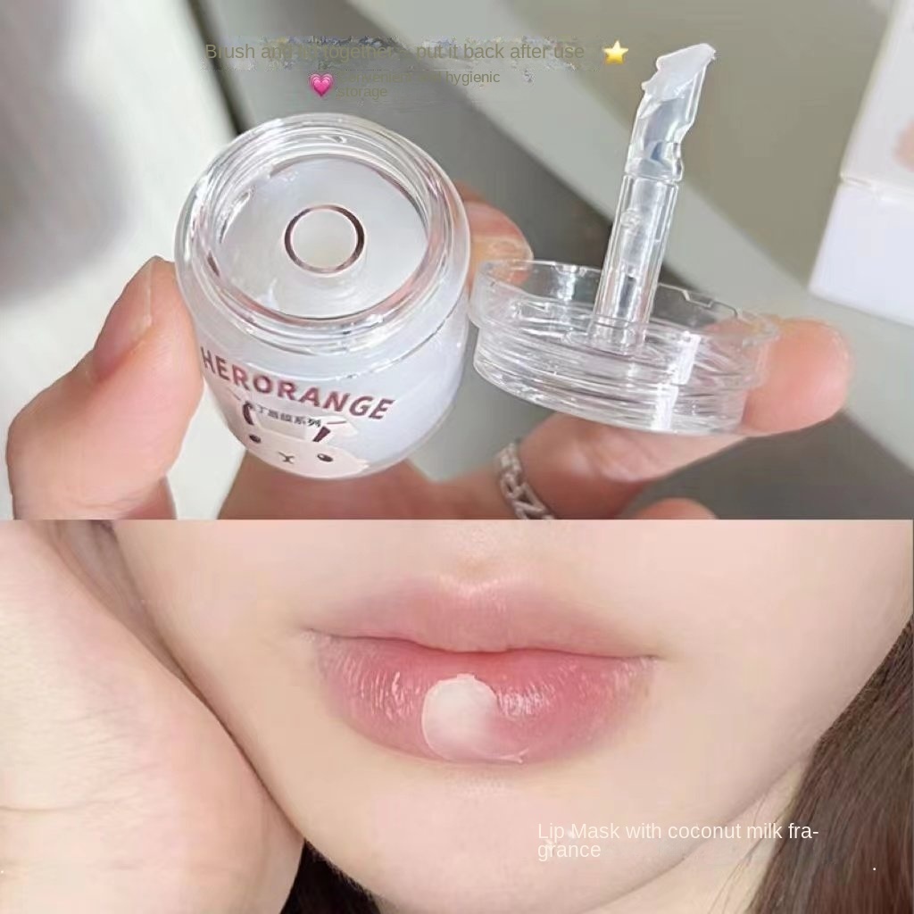 HERORANGE Rabbit Pudding Lip Mask Moisturize Moisturizing Lip Balm ...