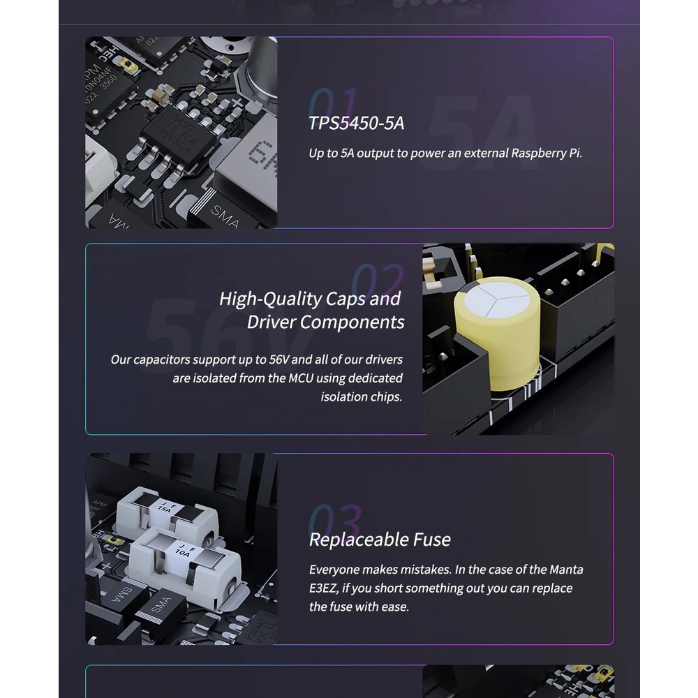 BIGTREETECH Manta E3EZ Mainboard Direct Connect for CB1 / Raspberry Pi ...