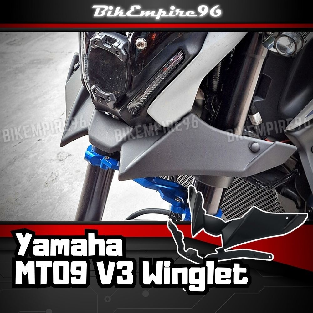 Yamaha MT09 V3 Winglet Motorcycle Front Fairing Aerodynamic Winglets ...