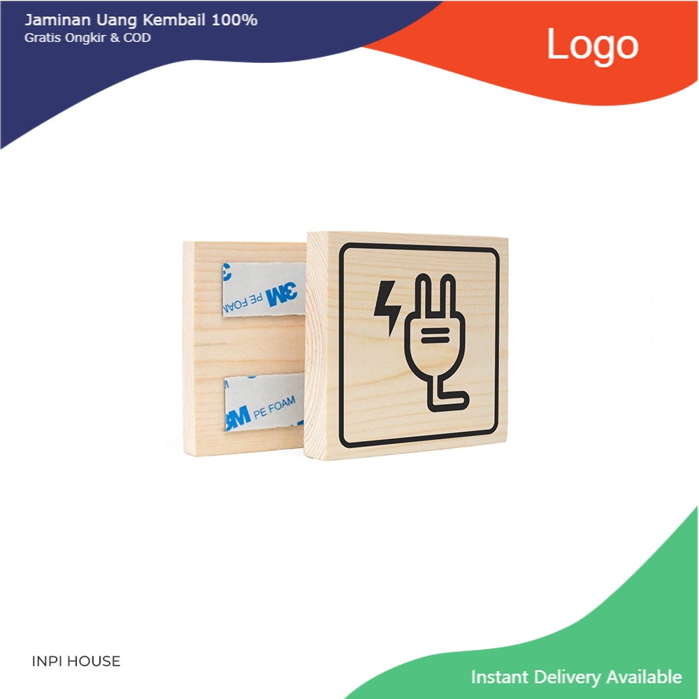 Charge area sign system - charging area signage - wall sign | Shopee ...
