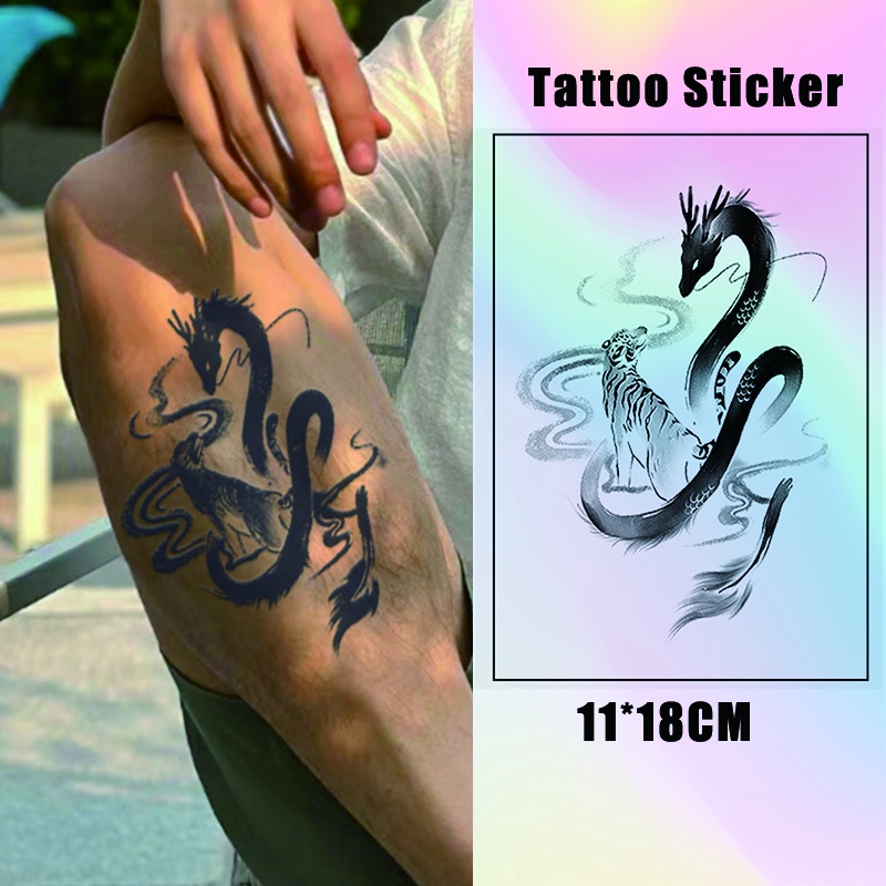【SUN】Tattoo Sticker Waterproof Long Lasting Minimalist Tattoo Magic ...