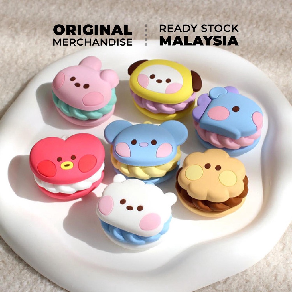 [OFFICIAL] BT21 Minini Macaron Keyring BTS BT21 TinyTAN BangTan Kpop Merch | Shopee Malaysia