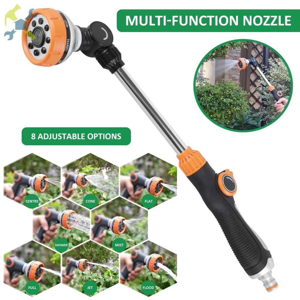 47cm Water Sprayer Nozzle Long Rod Garden Sprinkler with Adjustable ...