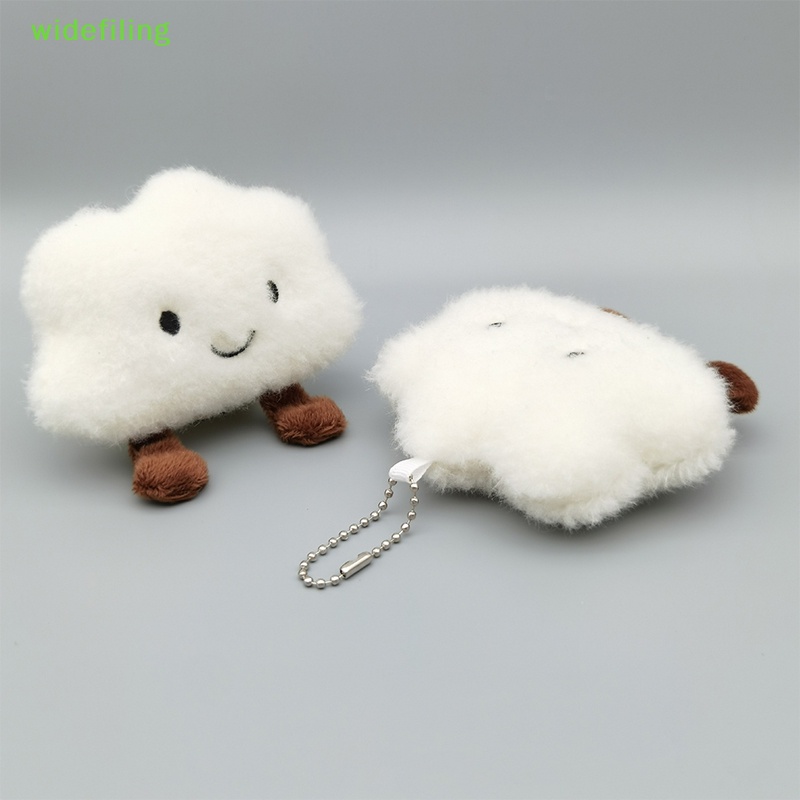 widefiling Cute Plush Cloud Keyring Kawaii Pendant Car Key Chain ...
