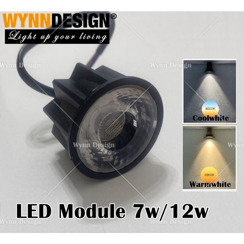 1pc [7w/12w] LED Spot Module Wynn Design Eyeball Module LED Bulb Beam ...