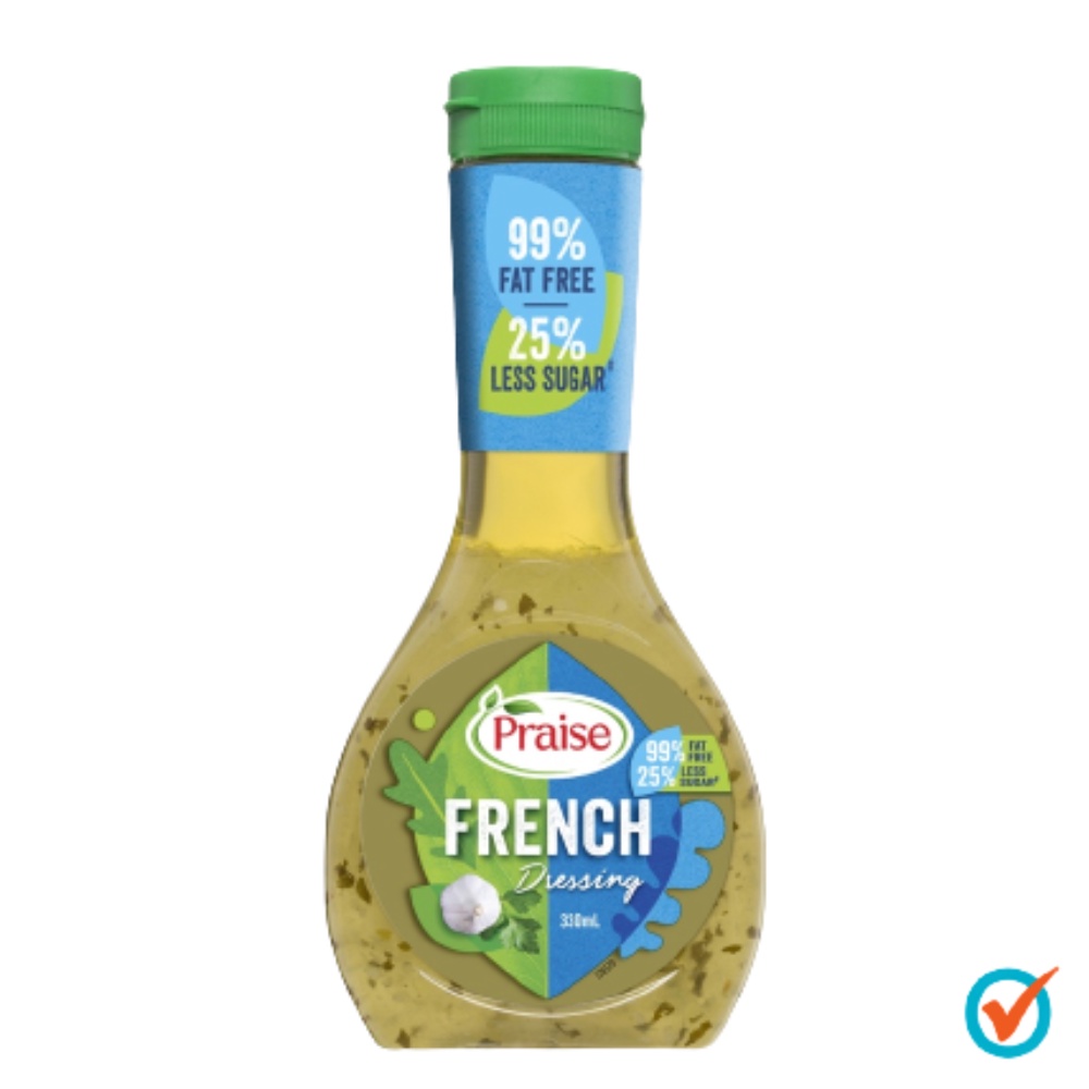 Praise Dressing French 330ml - 99% Fat Free 25% Less Sugar | Shopee ...