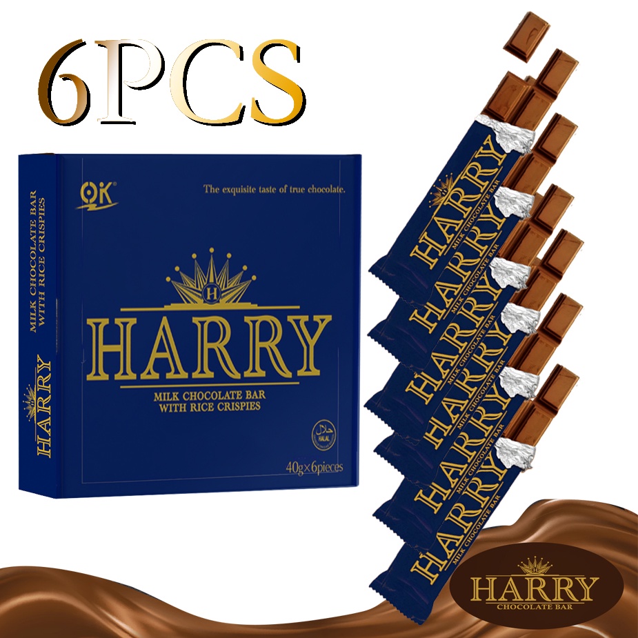 OK Harry Dark Chocolate Bar Inner box (40g x 6 pieces) | Shopee Malaysia