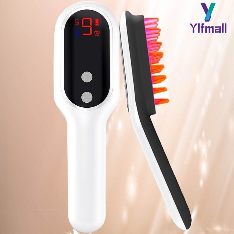 Electric Therapy Phototherapy Vibration Massage Comb Anti Hair Loss ...