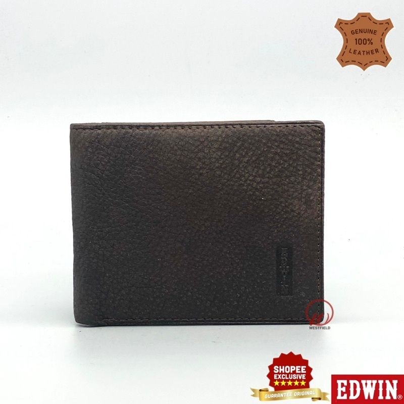 [ORIGINAL] EDWIN PREMIUM LEATHER SHORT WALLET ( EWFT ) | Shopee Malaysia