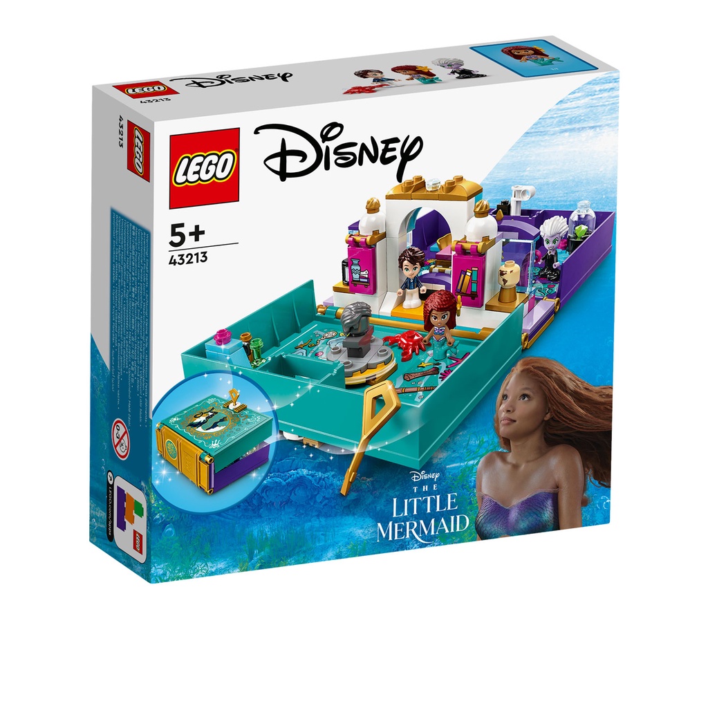 LEGO 43213 Disney The Little Mermaid Story Book (134 Pieces) | Shopee ...