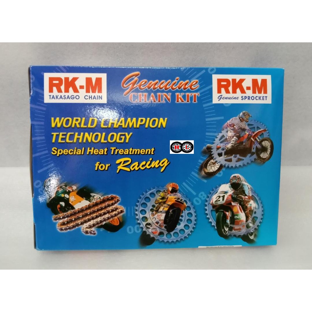 YAMAHA Y16ZR RKM SPROCKET SET WITH O RING CHAIN(Rantai Motor YAMAHA ...