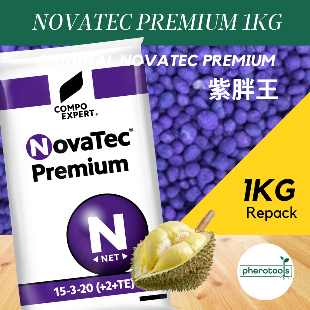 Pherotools NOVATEC Premium 15-3-20(+2+TE) (1KG) REPACK Fertilizer Baja ...
