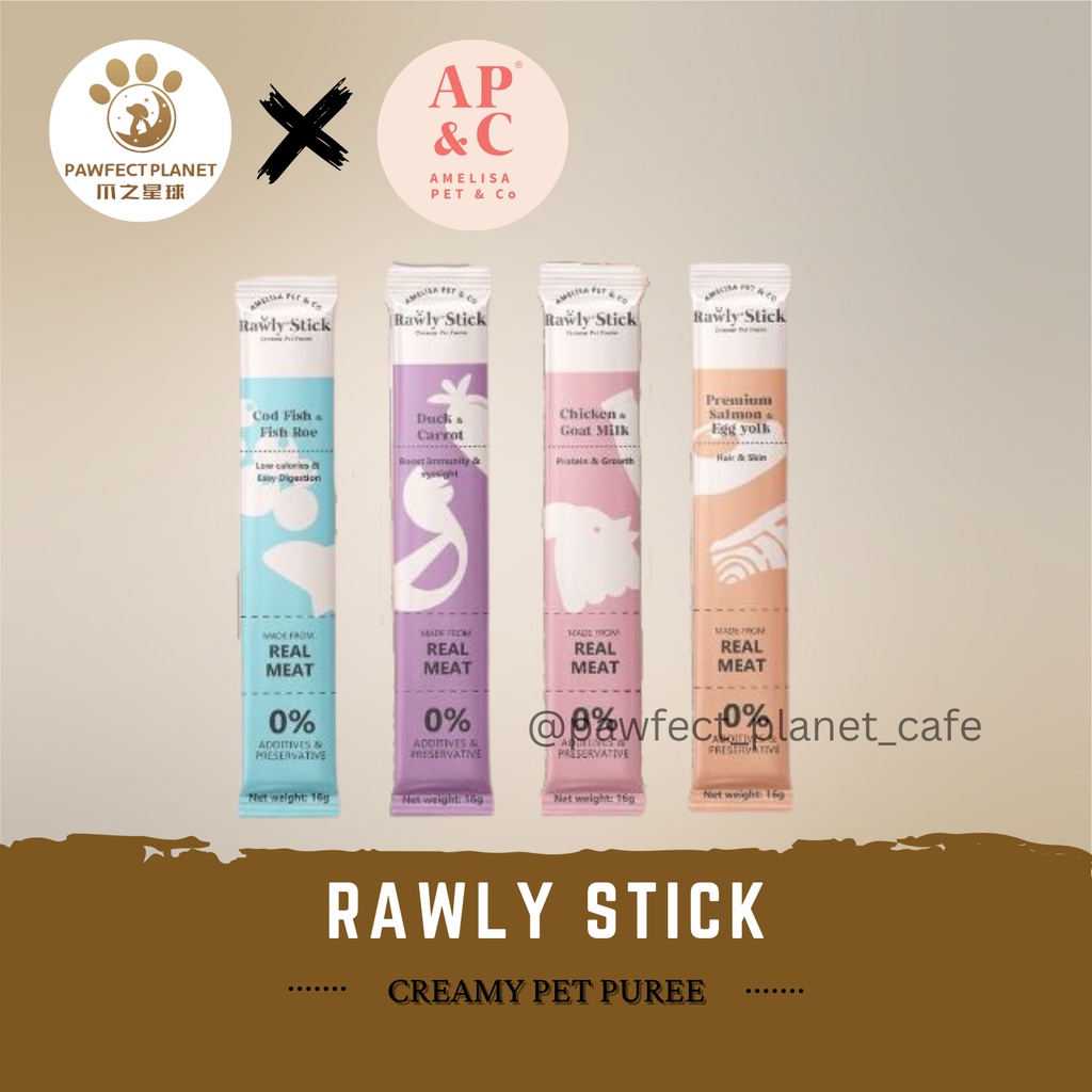 Amelisa Pet & Co. Rawly Stick Pet Puree (16g) | Shopee Malaysia
