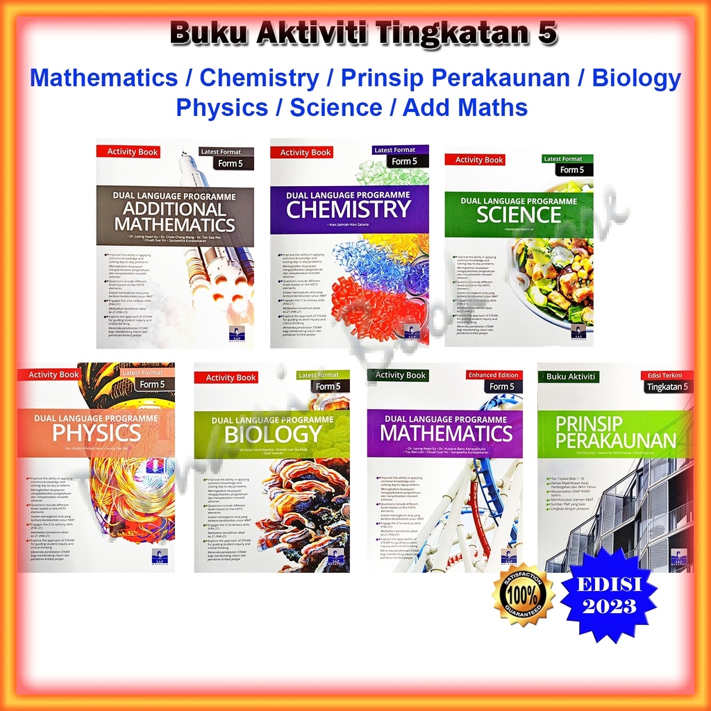 Buku Latihan : Activity Dual Language KSSM Form 5 Edisi 2023 - Add ...