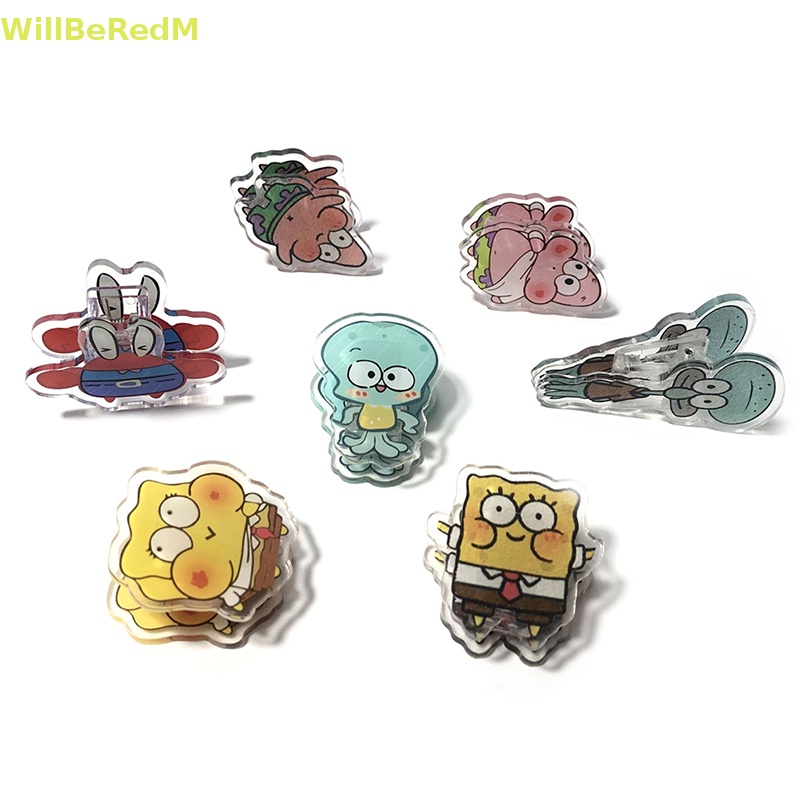 [WillBeRedM] 1pcs Multicolor Cute Anime Cartoon Acrylic Binder Clip ...