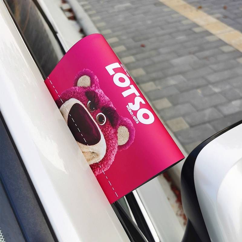 Car Washing Label Decorative Sticker Strawberry Bear Washing Stick ...