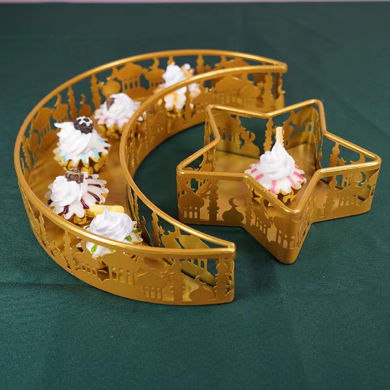 Banquet food tray Moon Star serving tray Table Decoration Dessert tray ...