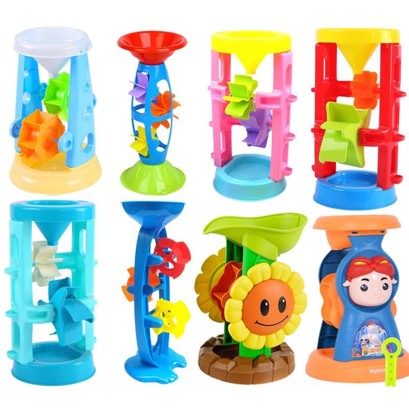 Beach Toy Hourglass Single Windmill Toy Hourglass Funnel Children ...